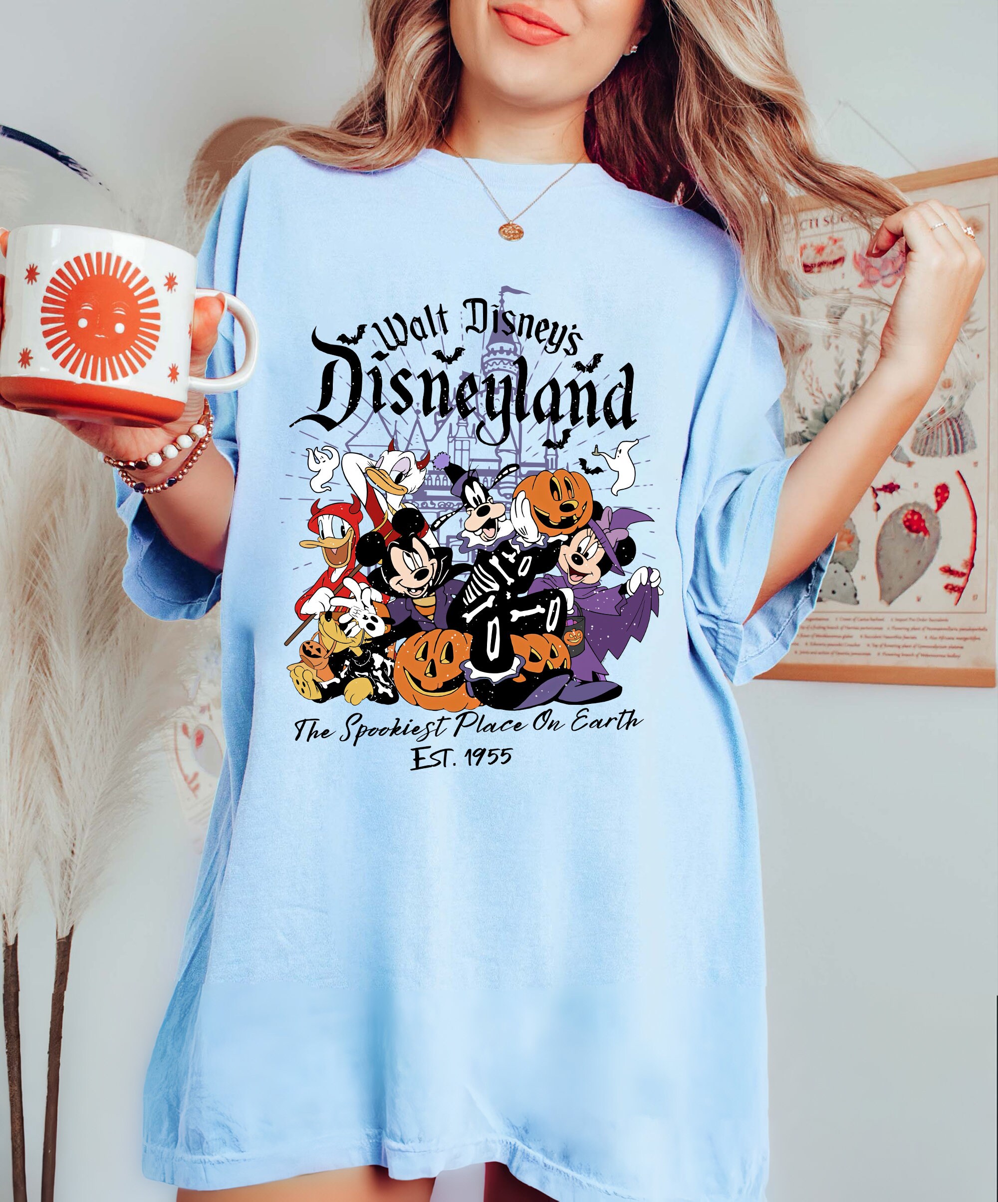 Retro Walt Disney's Disneyland Halloween Est 1955 the - Etsy
