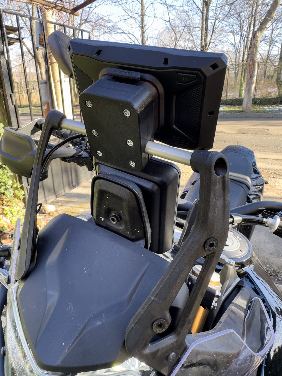 Motorcycle GPS Navigation Mount for Garmin XT XT2 Designed for Yamaha ...