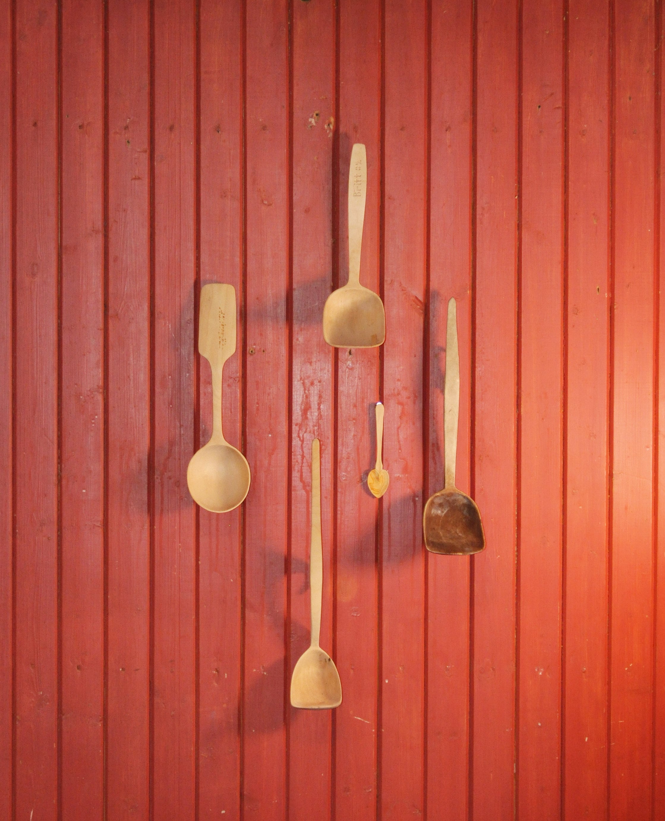 Swedish Antiques Wooden Spoon Wall Decor Antique Spoon Old Spoon DIY ...