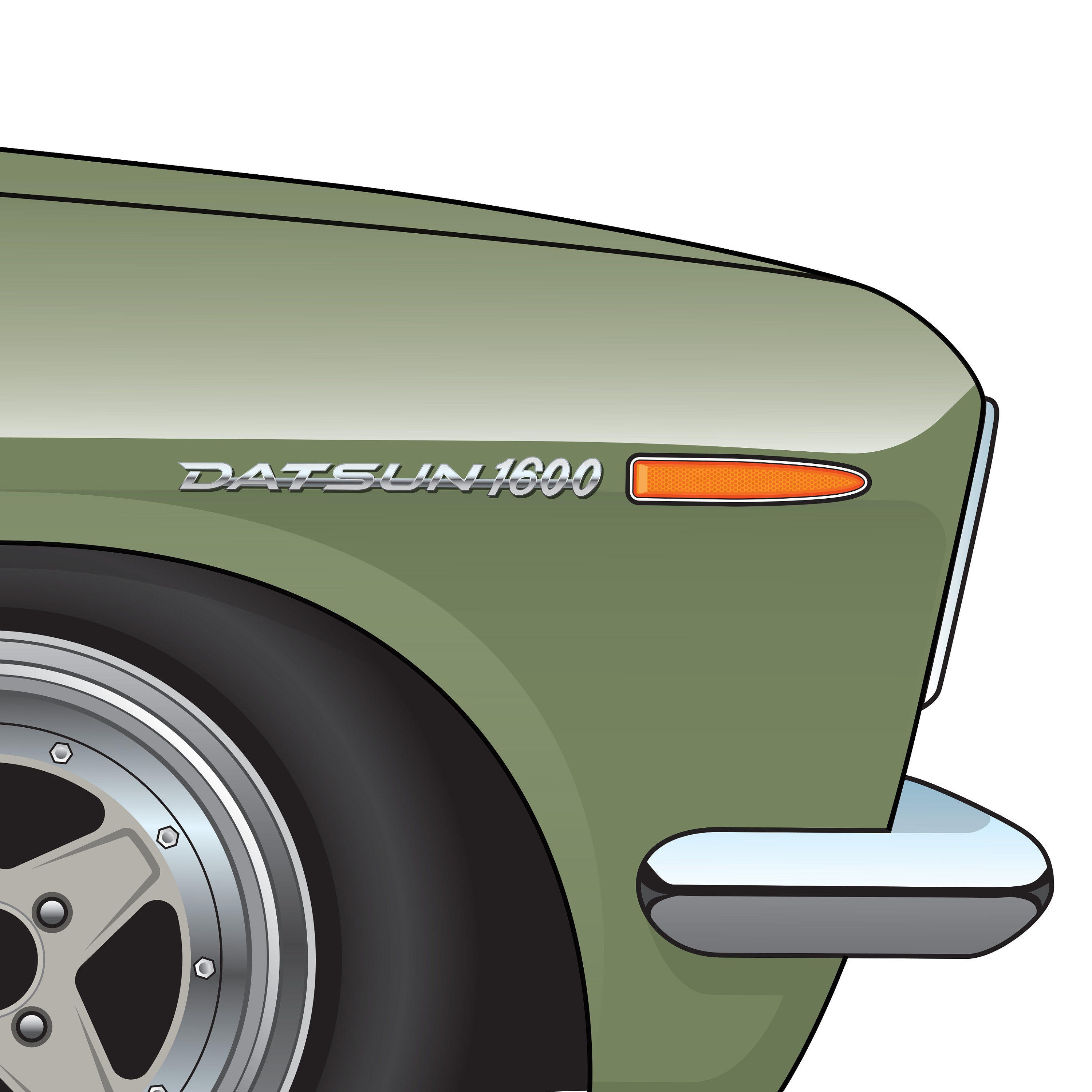 Datsun 510/1600 Range Poster - Digital Download - Etsy