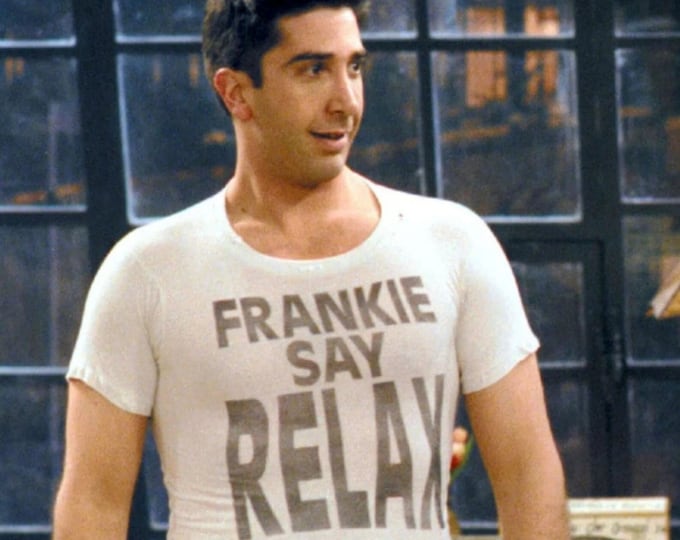 Frankie Say Relax Shirt Friends | Friends T-shirt | Ross Geller Tee ...