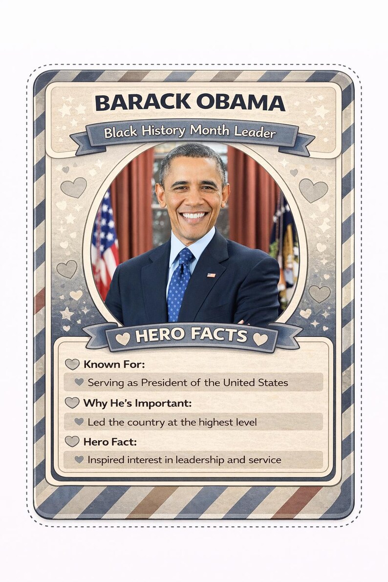 Black History Month Posters for Kids | Influential Black Leaders ...