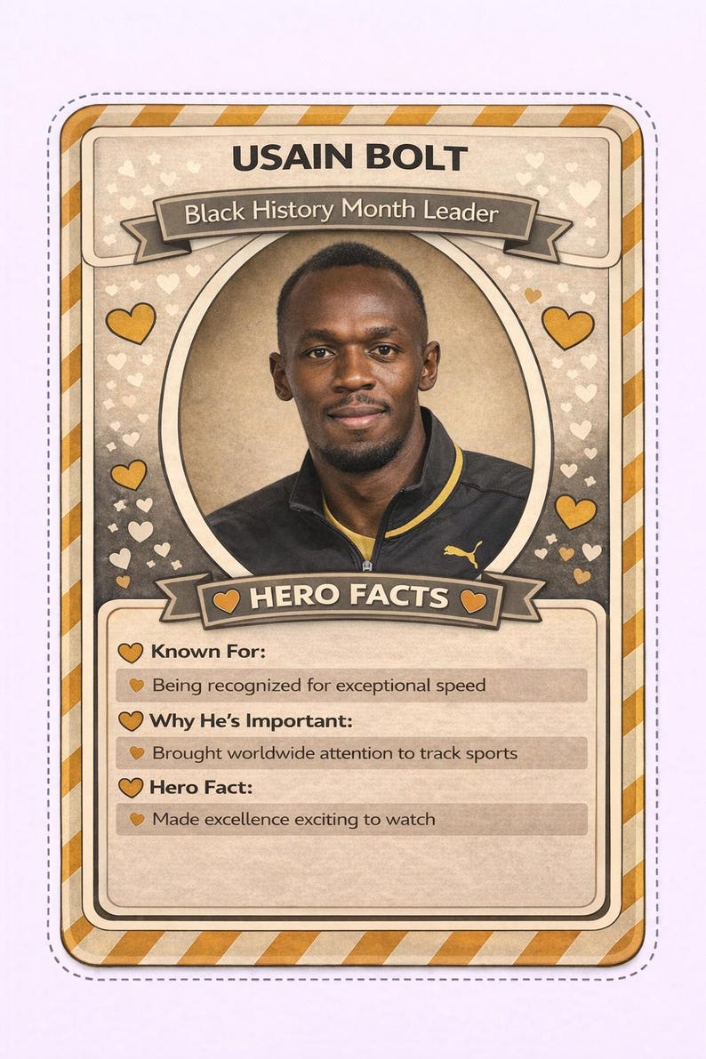 Black History Month Posters for Kids | Influential Black Leaders ...