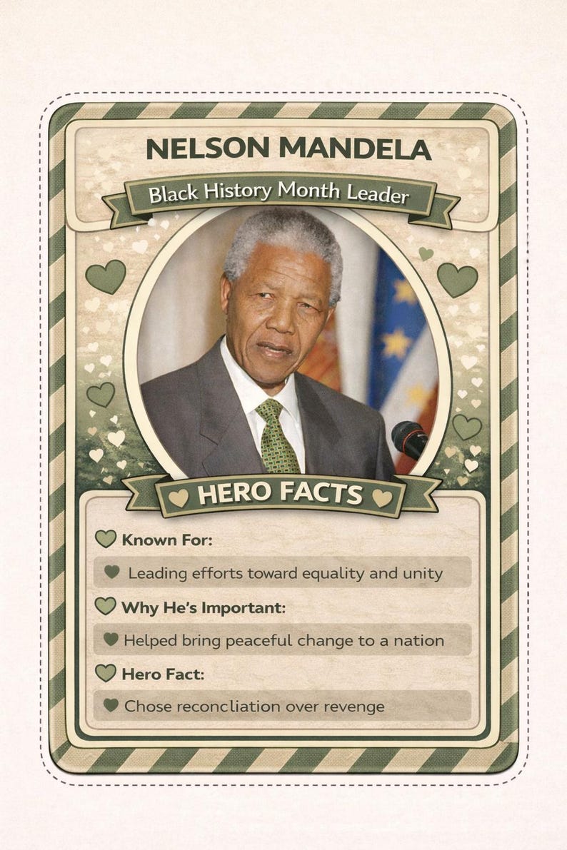 Black History Month Posters for Kids | Influential Black Leaders ...