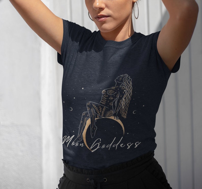 Moon Goddess T-shirt Mystical Shirt Celestial Power Tee Inner Goddess ...