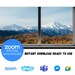 Alpine Snow Mountain Zoom Virtual Backgrounds Backdrop Office ...