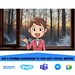 Winter Woodland Ice Snow | Zoom Virtual Backgrounds | Backdrop | Office ...