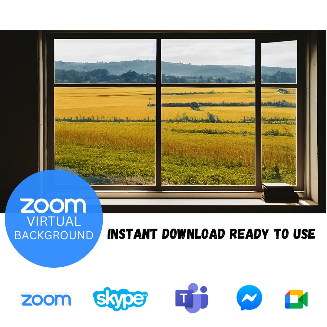 Farmland Fields Zoom Virtual Backgrounds Backdrop Office Background ...