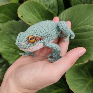 Crochet Tree Frog Pattern, Realistic Frog Crochet Pattern - Etsy