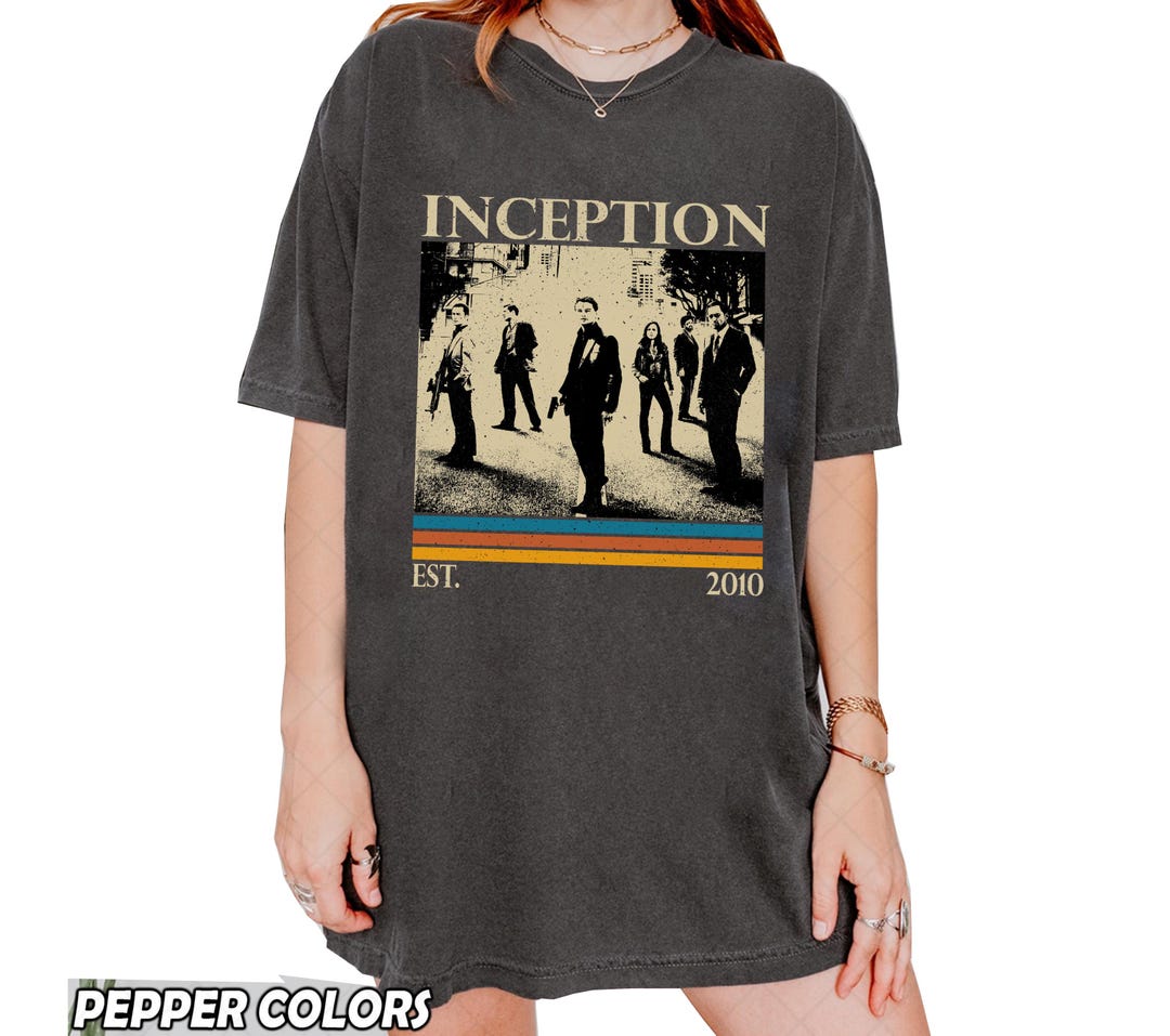 Inception Shirt, Unique Design Tee, Inception Fan Shirt, Vintage Tee ...