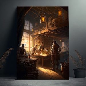 Pirate Tavern Poster, Wall Art, Instant Download Printable Home Decor ...