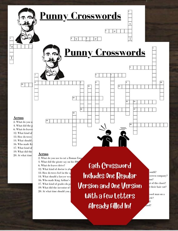 Crossword Puzzles With Answers