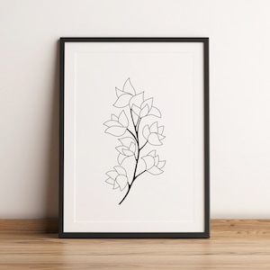 Foliage Drawing - Nature to Color Coloring Printable Drawing PDF to ...