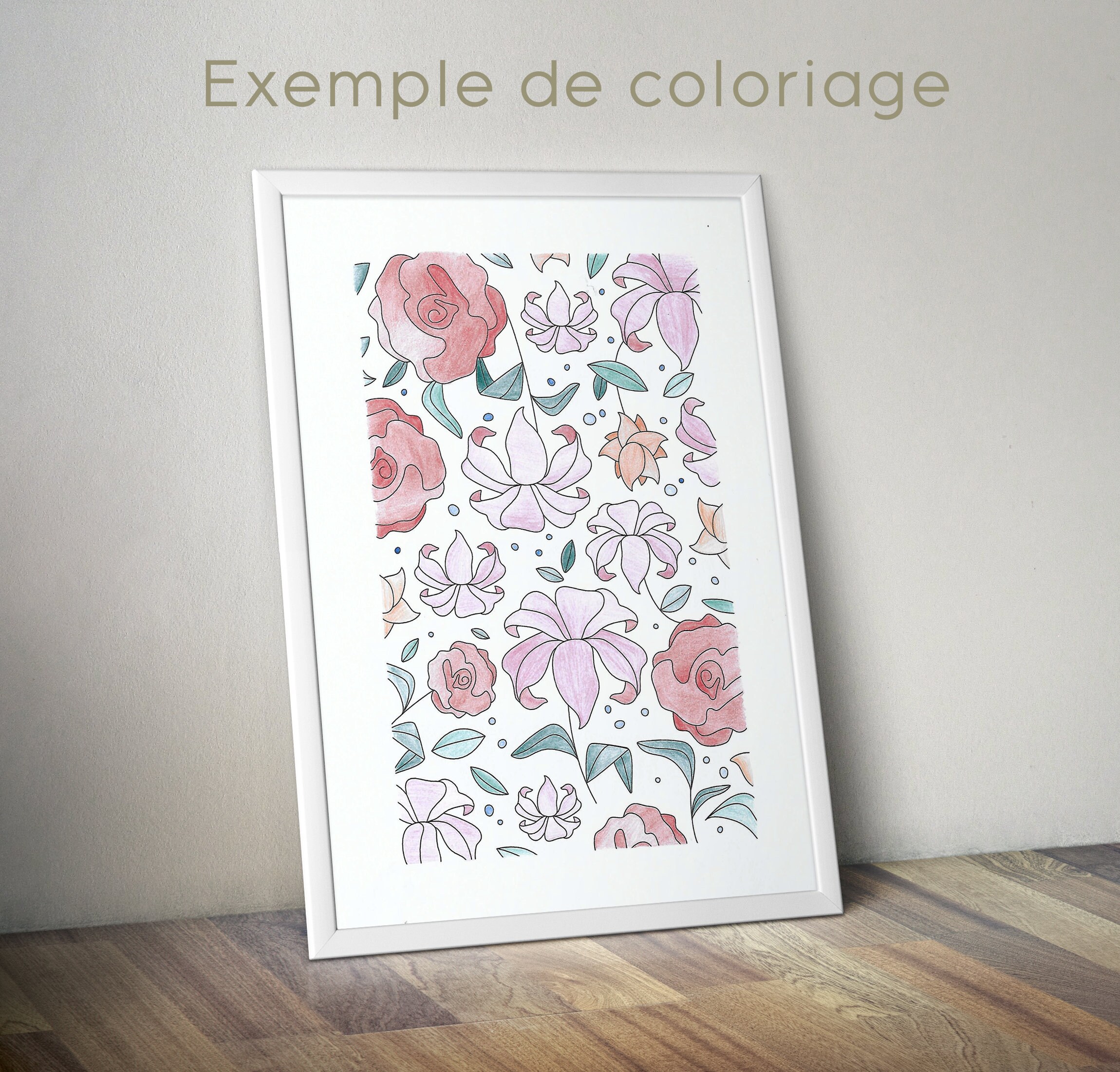 Dessin à Colorier Coloriage Dessin Imprimable PDF à - Etsy Singapore