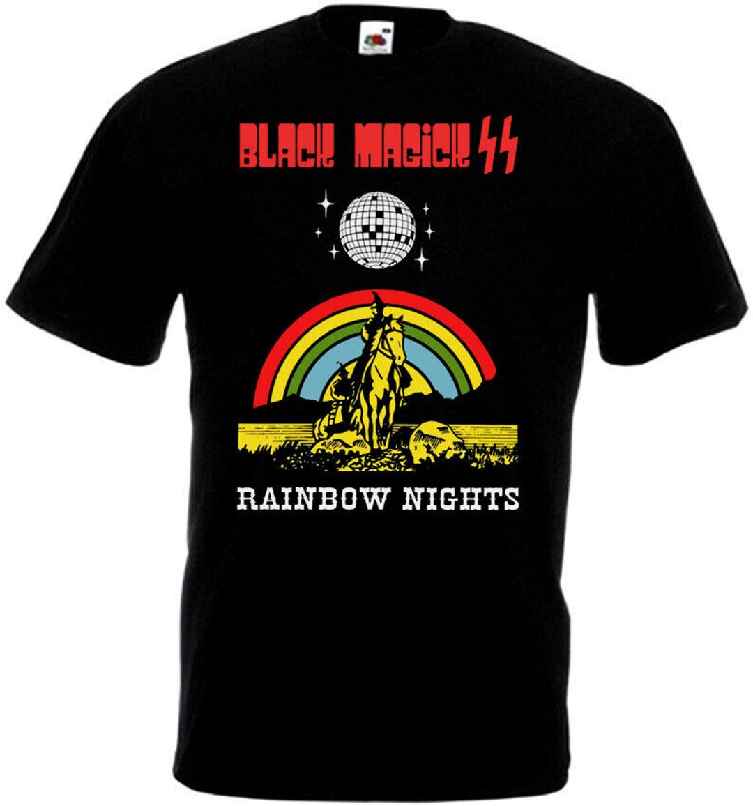 Black Magick SS Rainbow Nights Black T-shirt - Etsy