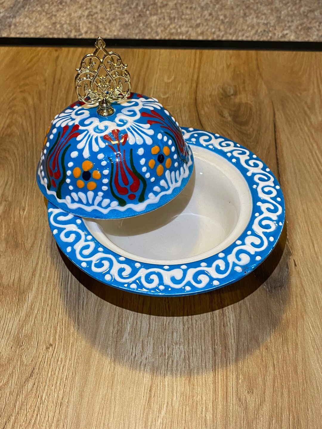 Turkish Handmade Ceramic Jewelry Box With Lidded Decorative - Etsy