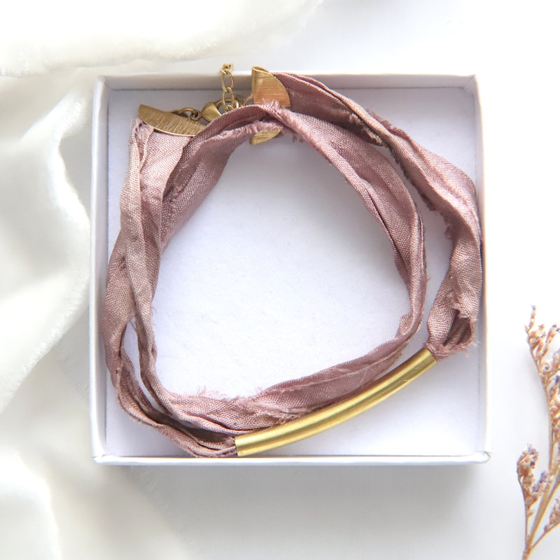 Boho Ribbon Bracelets - Etsy UK