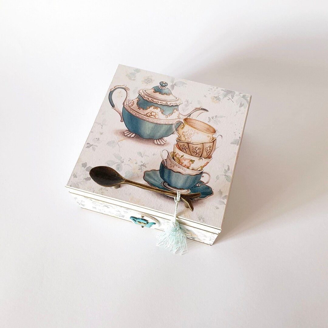Exclusive Tea Box, Tea Bag Box, Tea, Tea Storage, Tea Bag Storage - Etsy