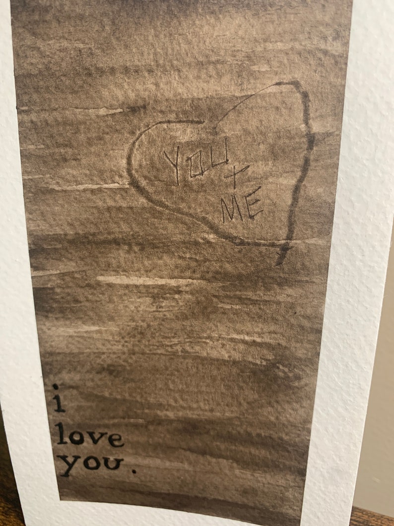 Valentine's Painting I Love You Heart - Etsy