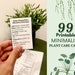 99 Printable Plant Care Cards, Plant Labels and Plant Tags, Minimalist ...