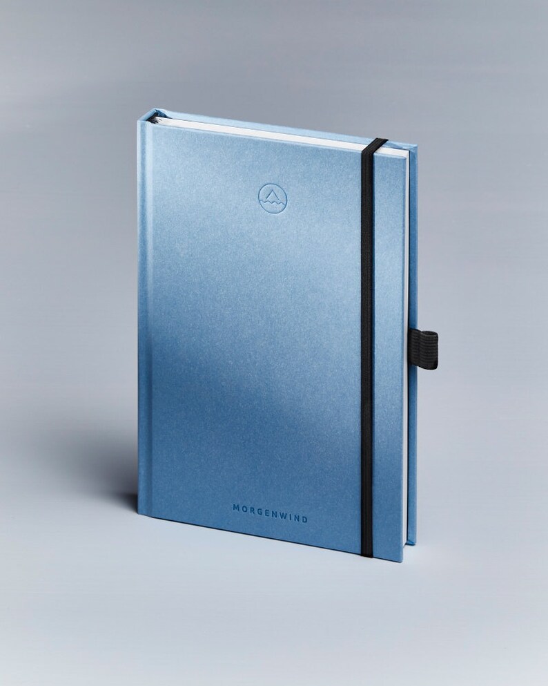 Handmade NOTOS Bullet Journal Notebook A5 Light Blue 256 Pages 90g ...