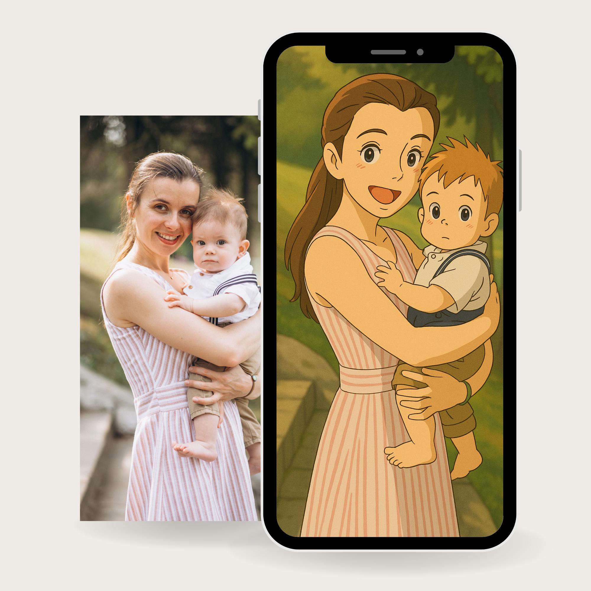 Custom Studio Ghibli Style Portrait – Anime Illustration From Photo ...