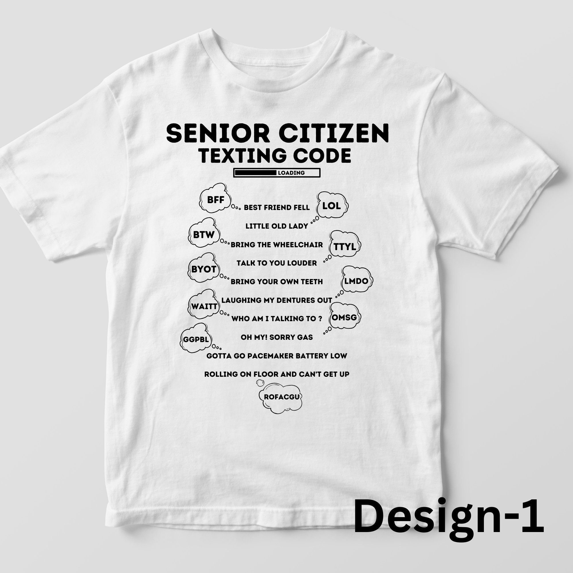 Sarcastic Senior Citizen Shirt,funny Grandparents T-shirt,senior ...