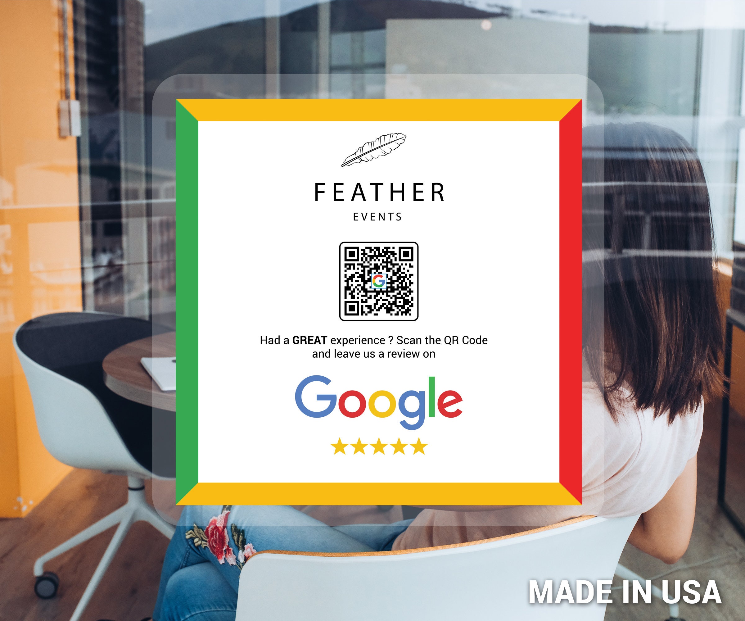 QR Code Map Stickers, Social Media Stickers, Google Shop Review ...