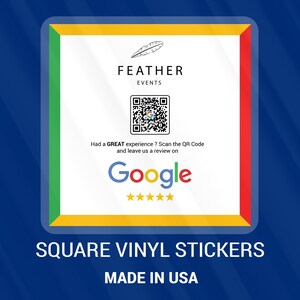 QR Code Map Stickers, Social Media Stickers, Google Shop Review ...