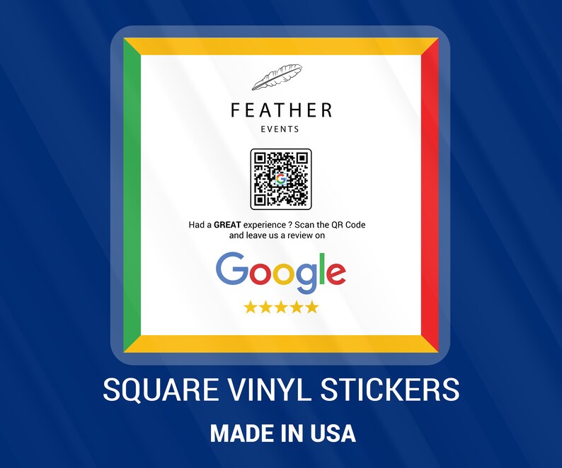 QR Code Map Stickers, Social Media Stickers, Google Shop Review ...