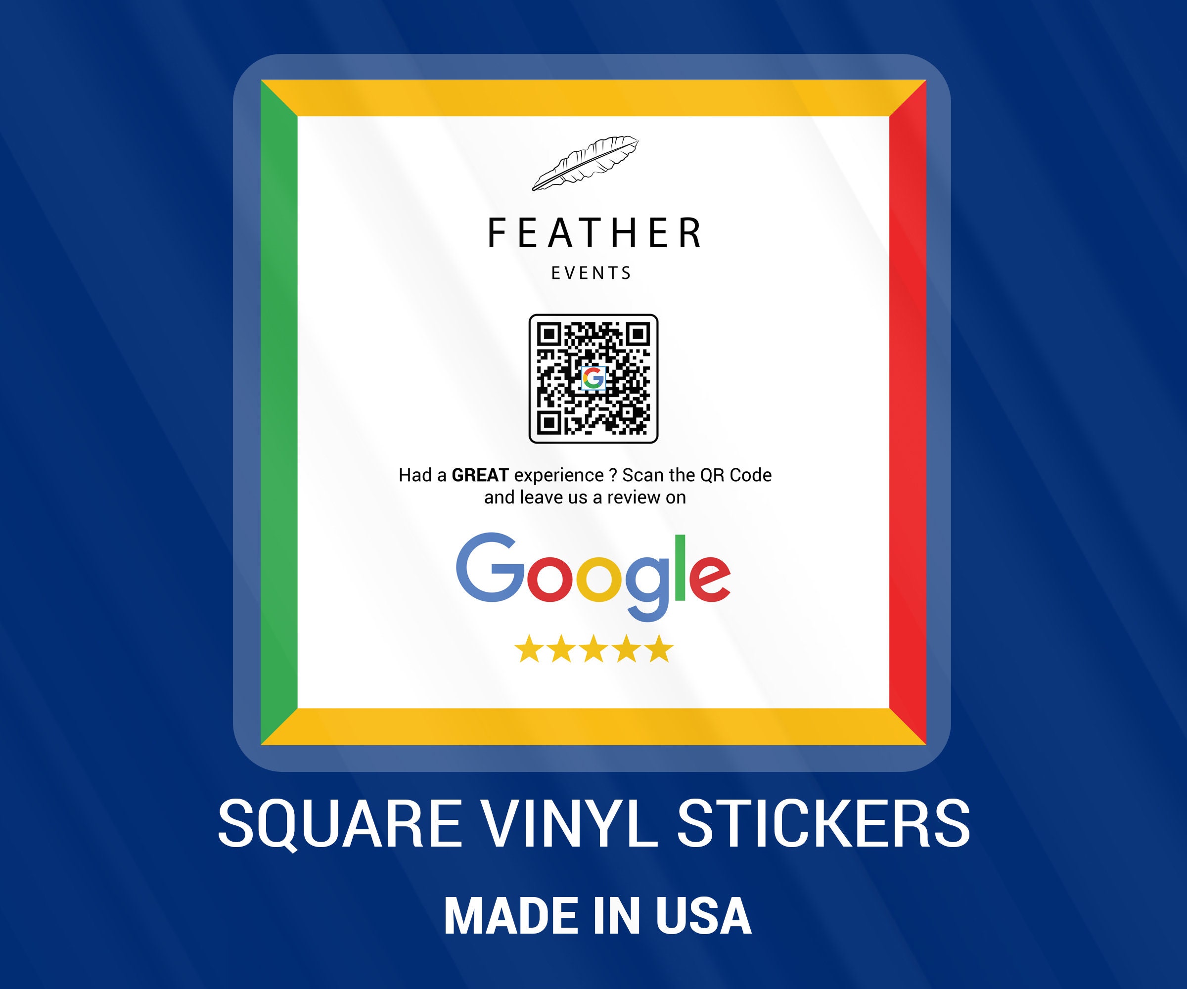 QR Code Map Stickers, Social Media Stickers, Google Shop Review ...