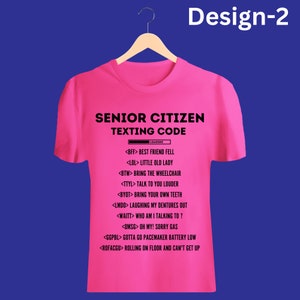 Sarcastic Senior Citizen Shirt,funny Grandparents T-shirt,senior ...