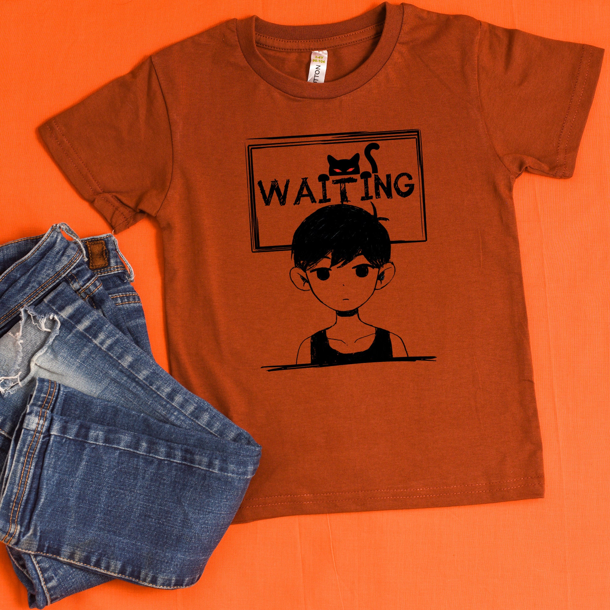 Omori T Shirts, Geek Gift, Gamer Tee, Emo Gift, Anime Lovers, Meow ...