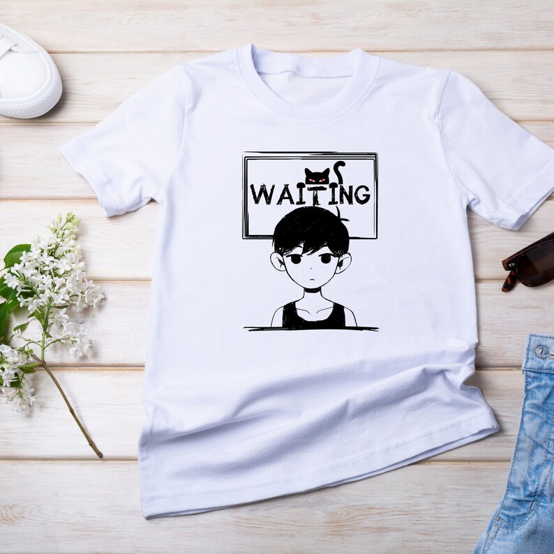 Omori T Shirts, Geek Gift, Gamer Tee, Emo Gift, Anime Lovers, Meow ...