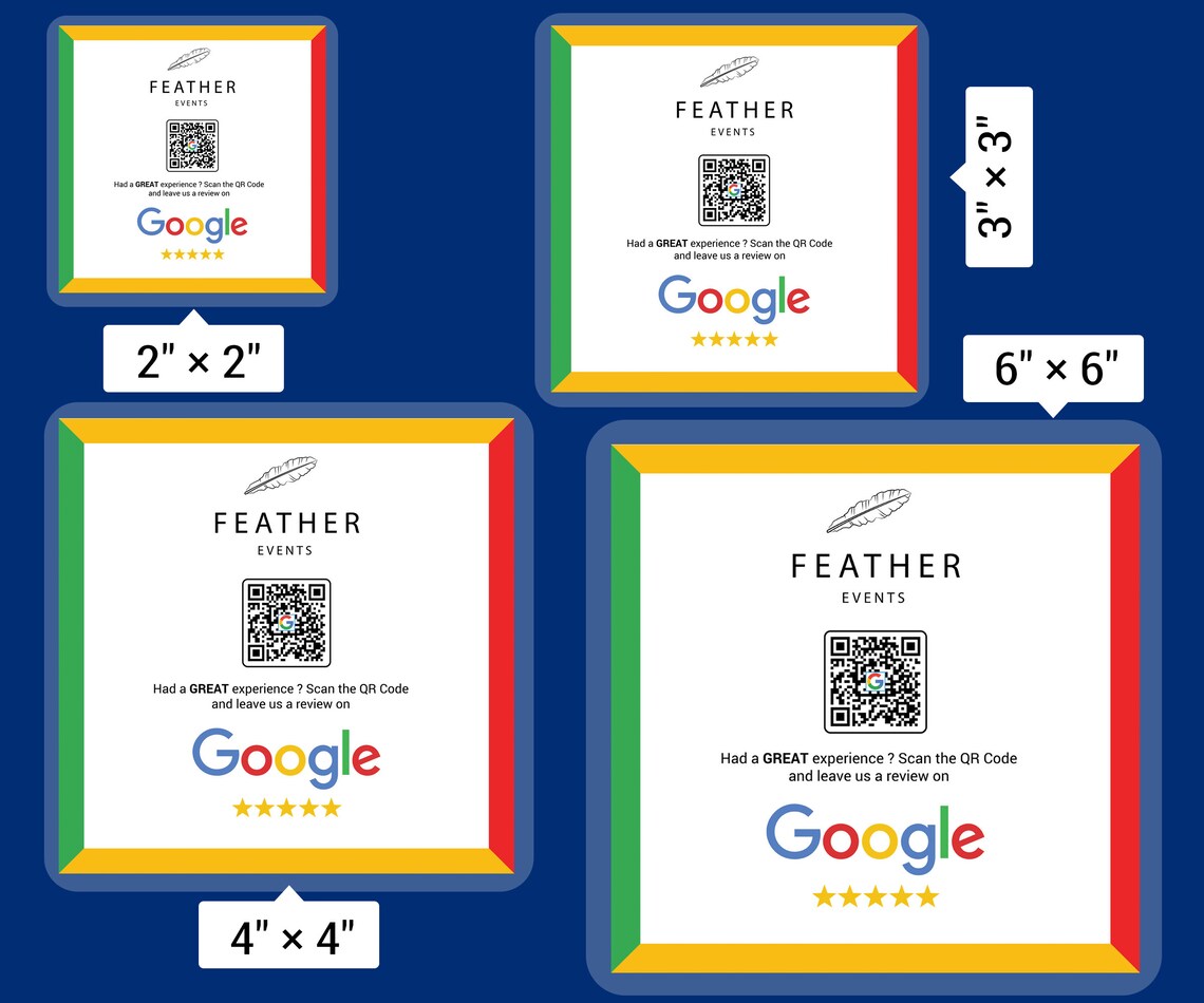 QR Code Map Stickers, Social Media Stickers, Google Shop Review ...