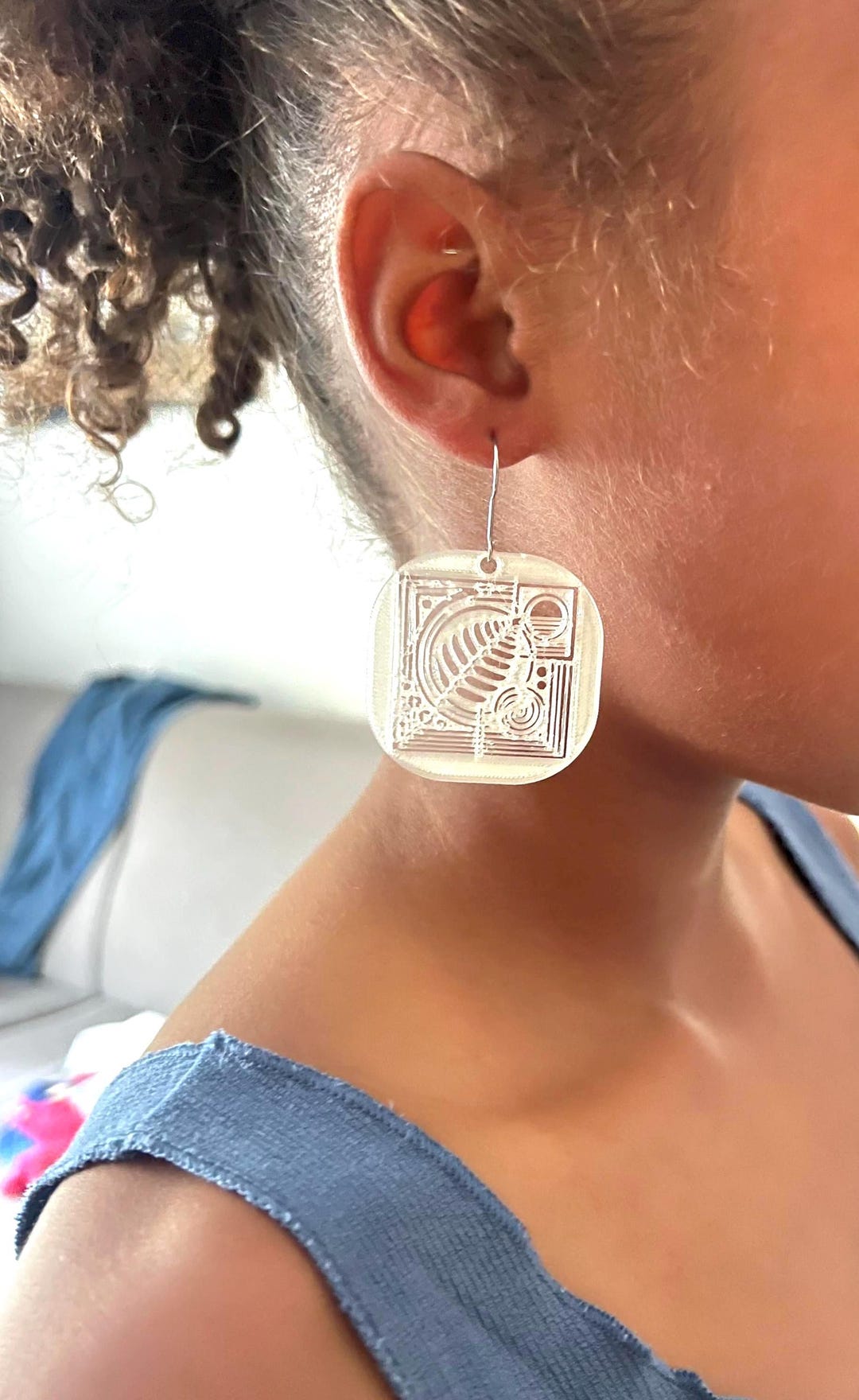 3D Printed Prototype Earrings - Unique and Innovative Design, Modern ...