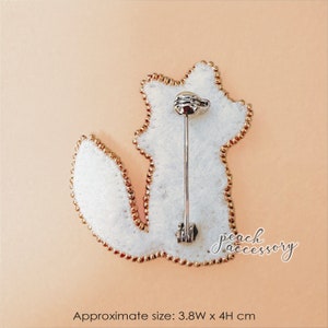 Fox Brooch (beaded Brooch) - Etsy