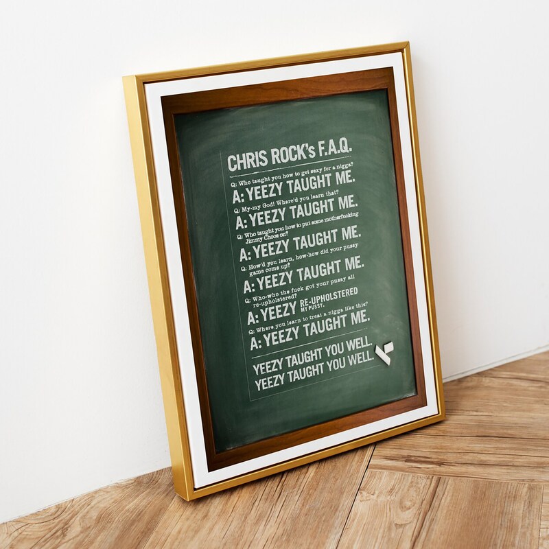Yeezy Poster - Etsy