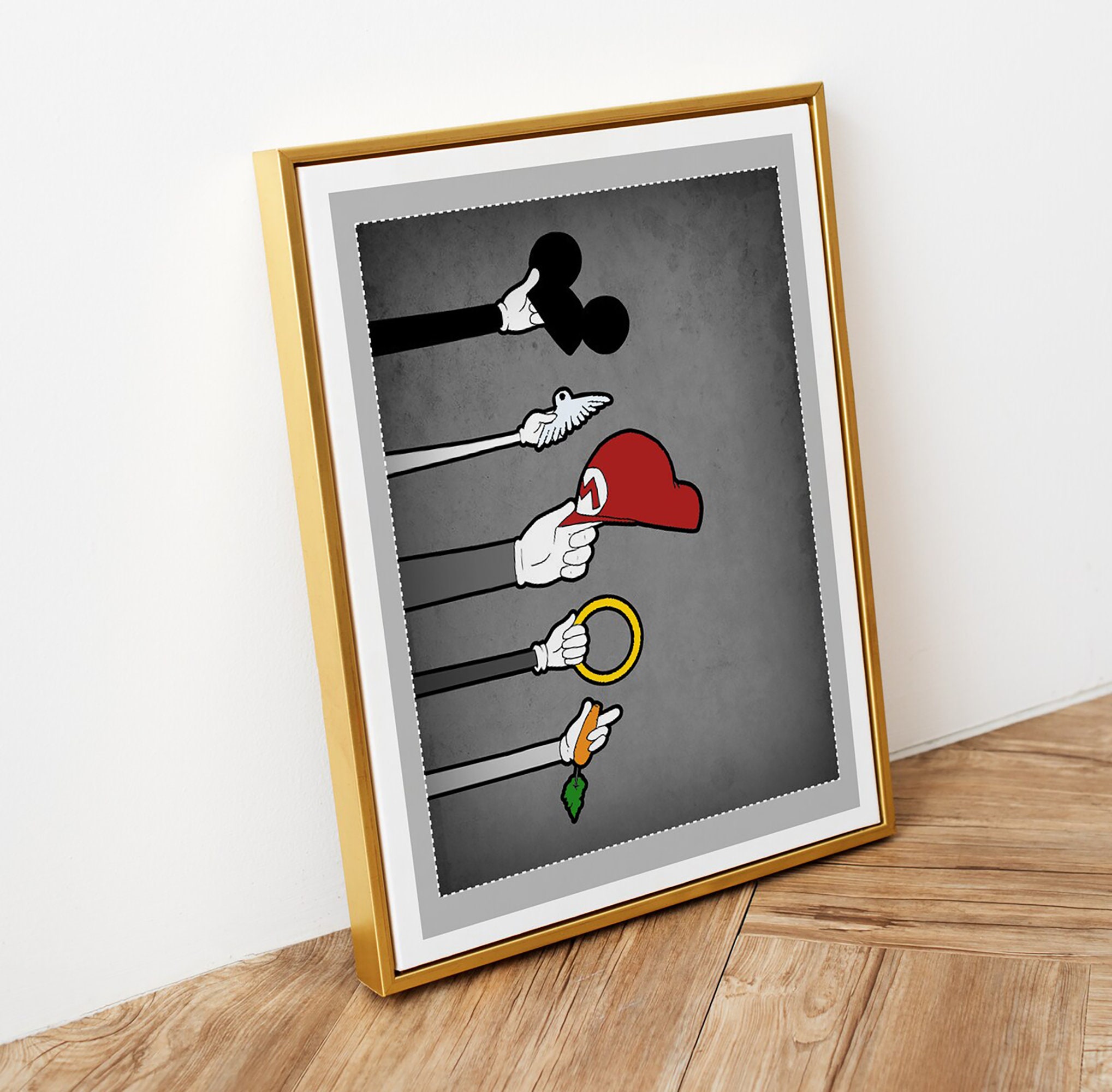 Cartoon Characters, Instant Download, Super Mario, Bugs Bunny, Mickey ...