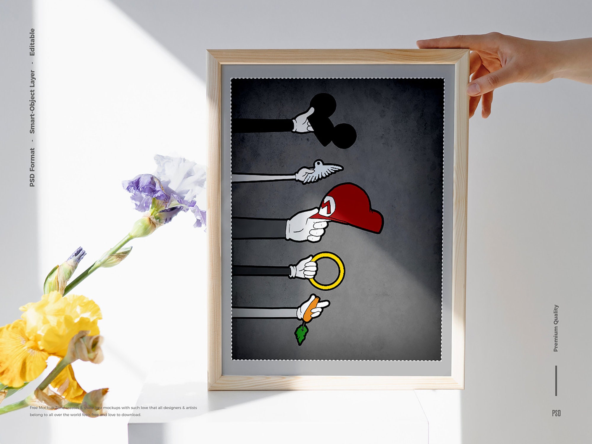 Cartoon Characters, Instant Download, Super Mario, Bugs Bunny, Mickey ...