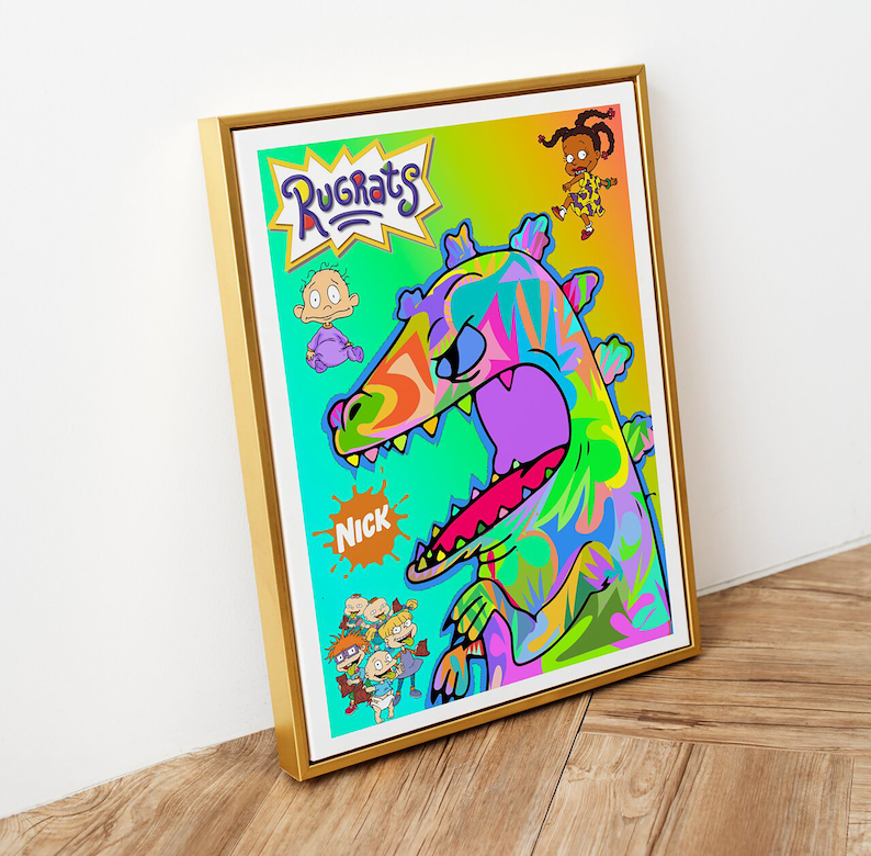 Rugrats, Cartoons, Instant Download, Nickelodeon, Kid Posters, 90s ...