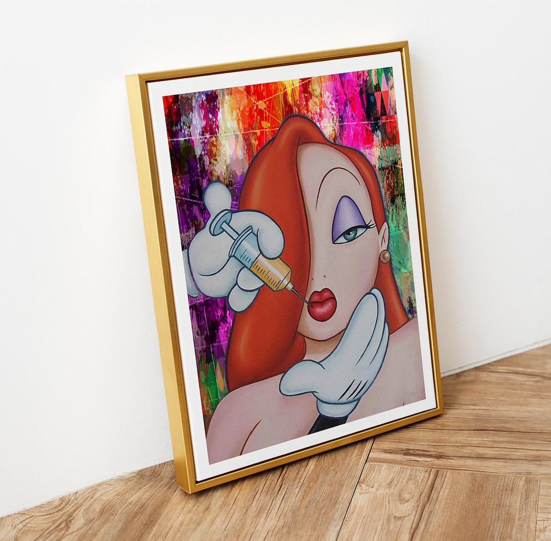 Jessica Rabbit, Cartoon Wall Art, INSTANT DOWNLOAD, Who Framed, 90s ...