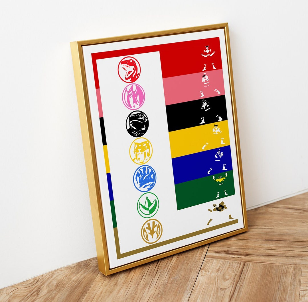Power Rangers, INSTANT DOWNLOAD, Wall Art, Digital Print, Superhero ...