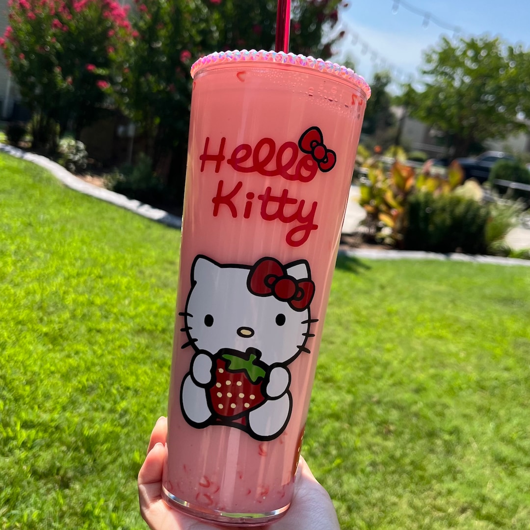 Snowglobe Hello Kitty, Personalized Hello Kitty Glass, Hello Kitty ...
