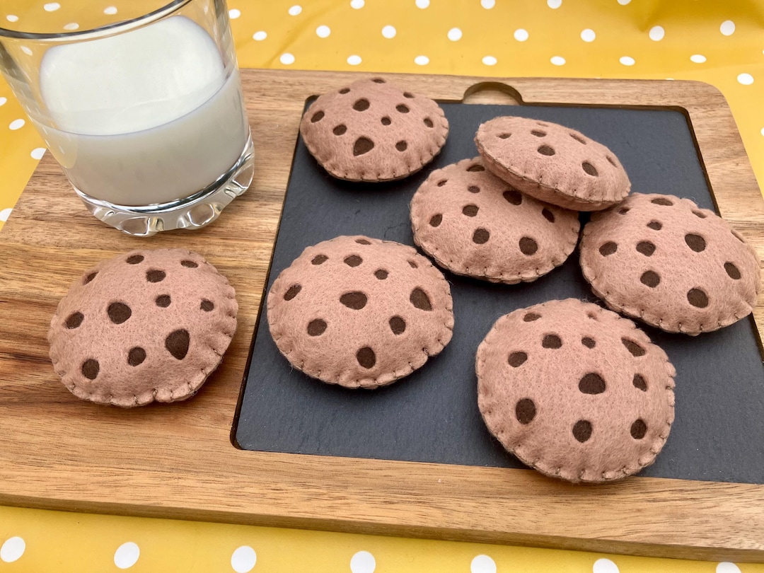 Felt Chocolate Chip Cookie - Etsy