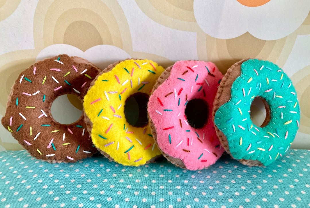 Felt Ring Doughnuts - Etsy UK