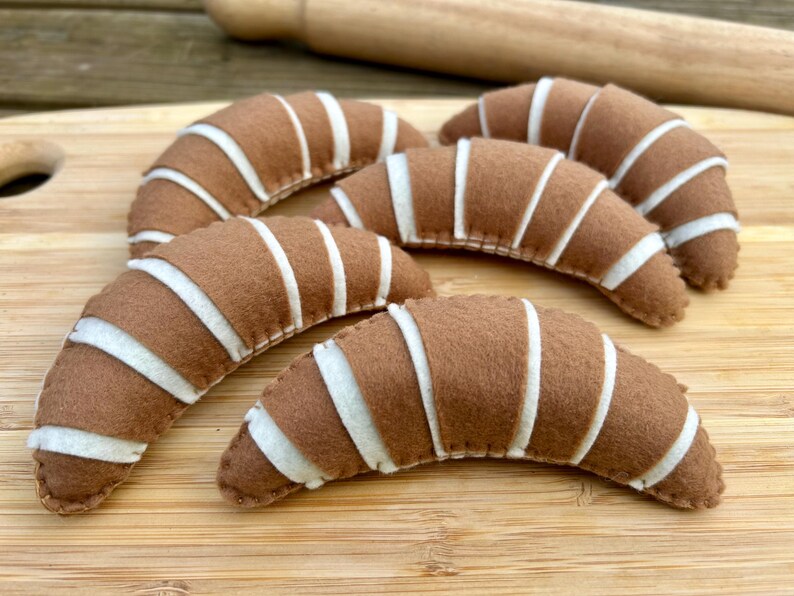 Felt Croissant - Etsy