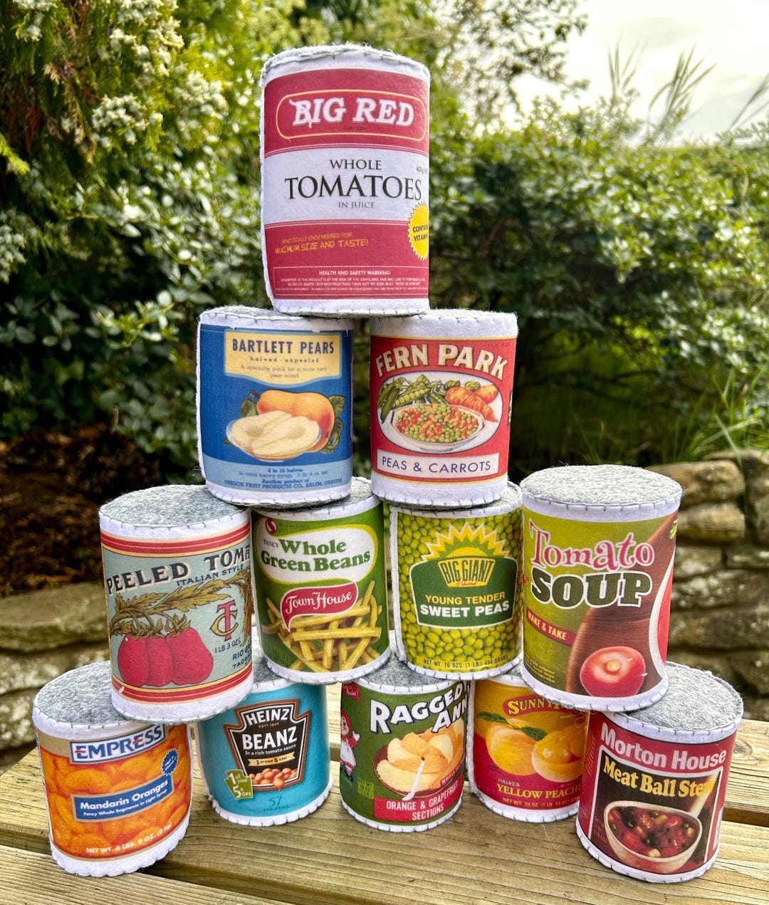 Felt Safe Play Food Tins - Etsy