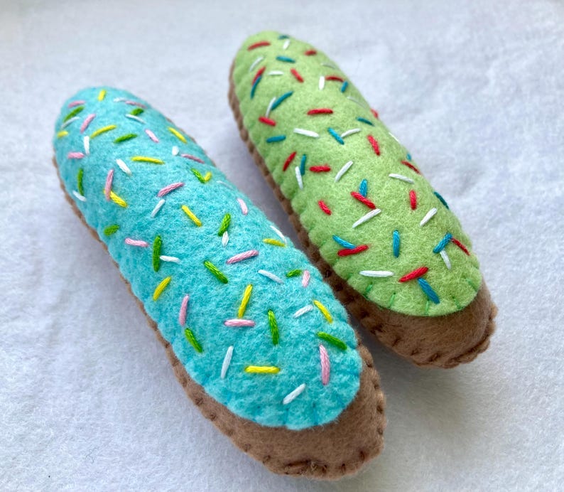 Felt Iced Bun - Etsy