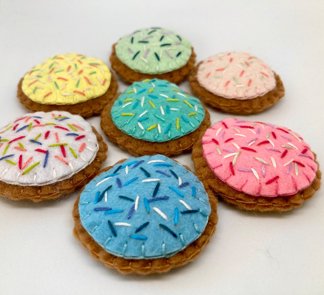 Felt Round-shaped Biscuits - Etsy